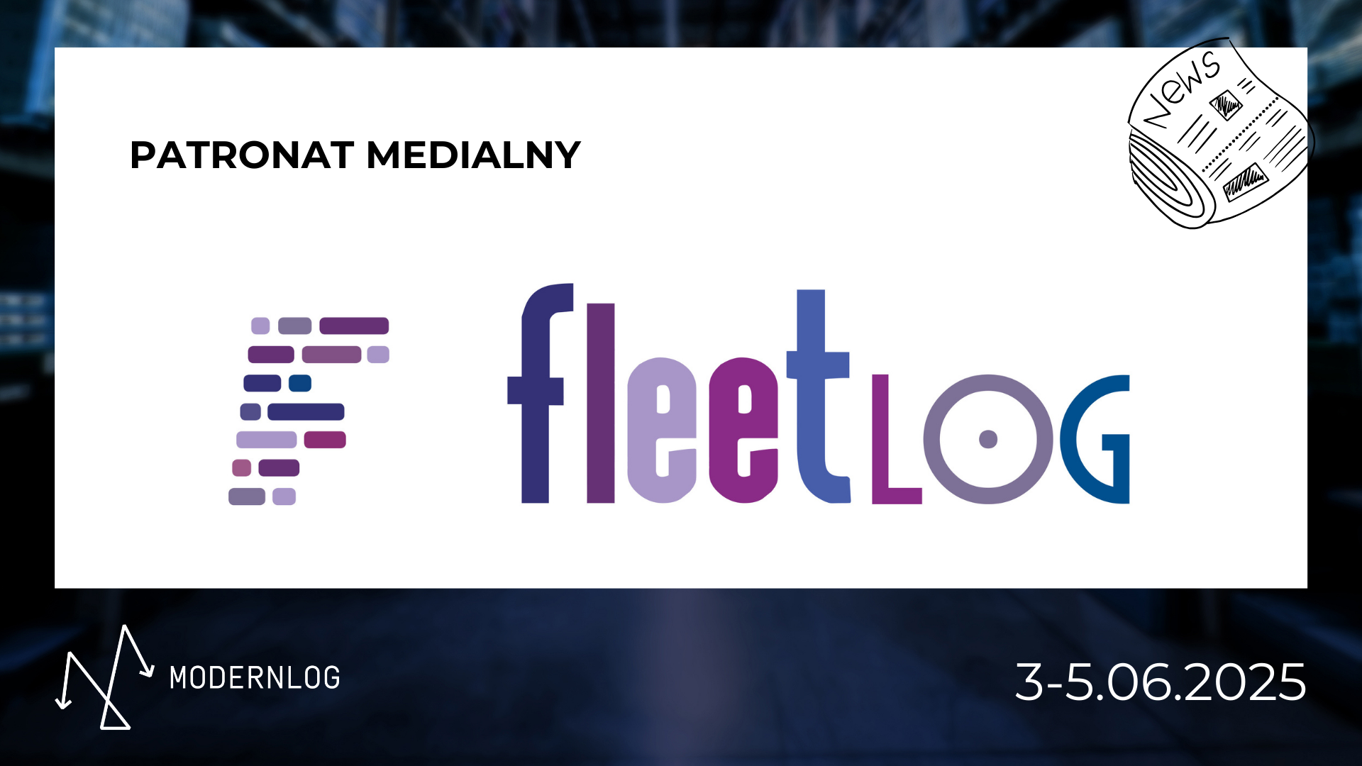 fleetLOG Patronem medialnym